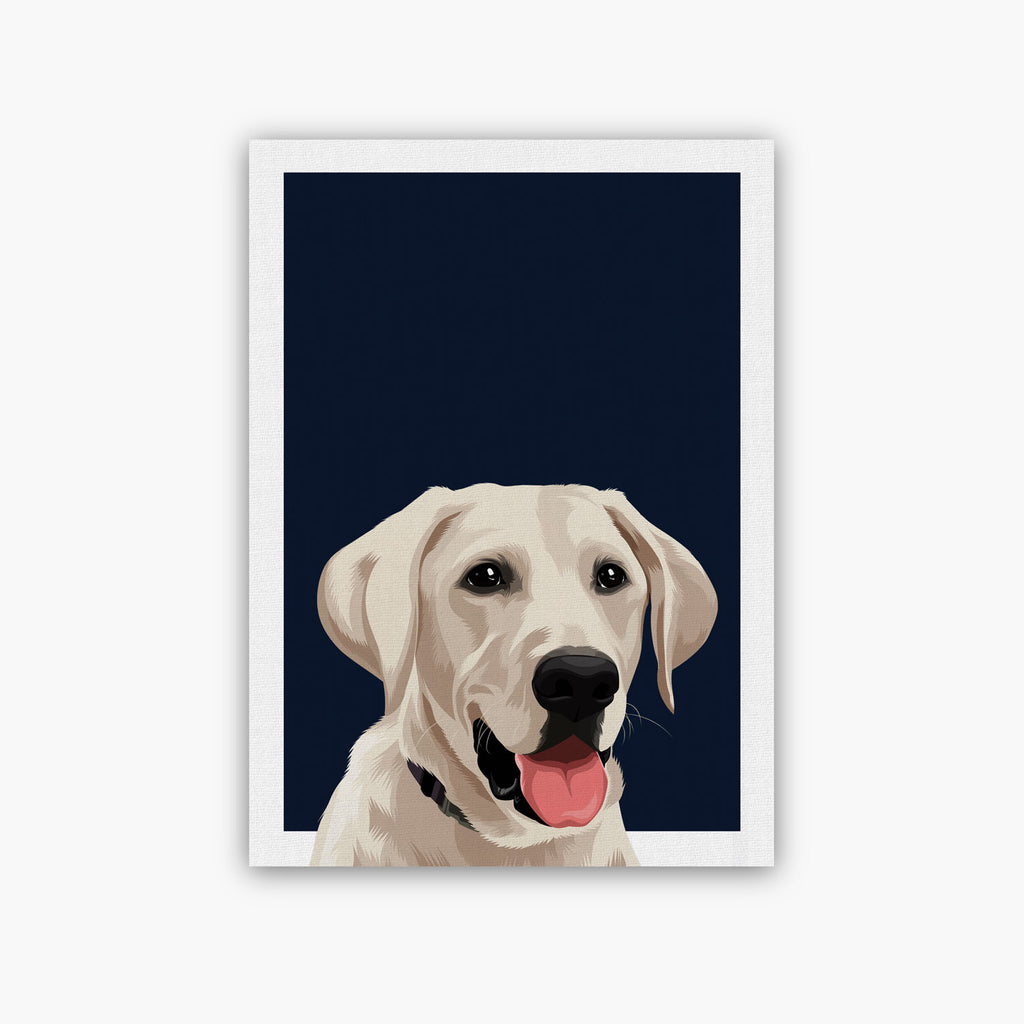 Pet Portraits on Canvas — Dog Canvas Art — madebyamen – madebyamen®